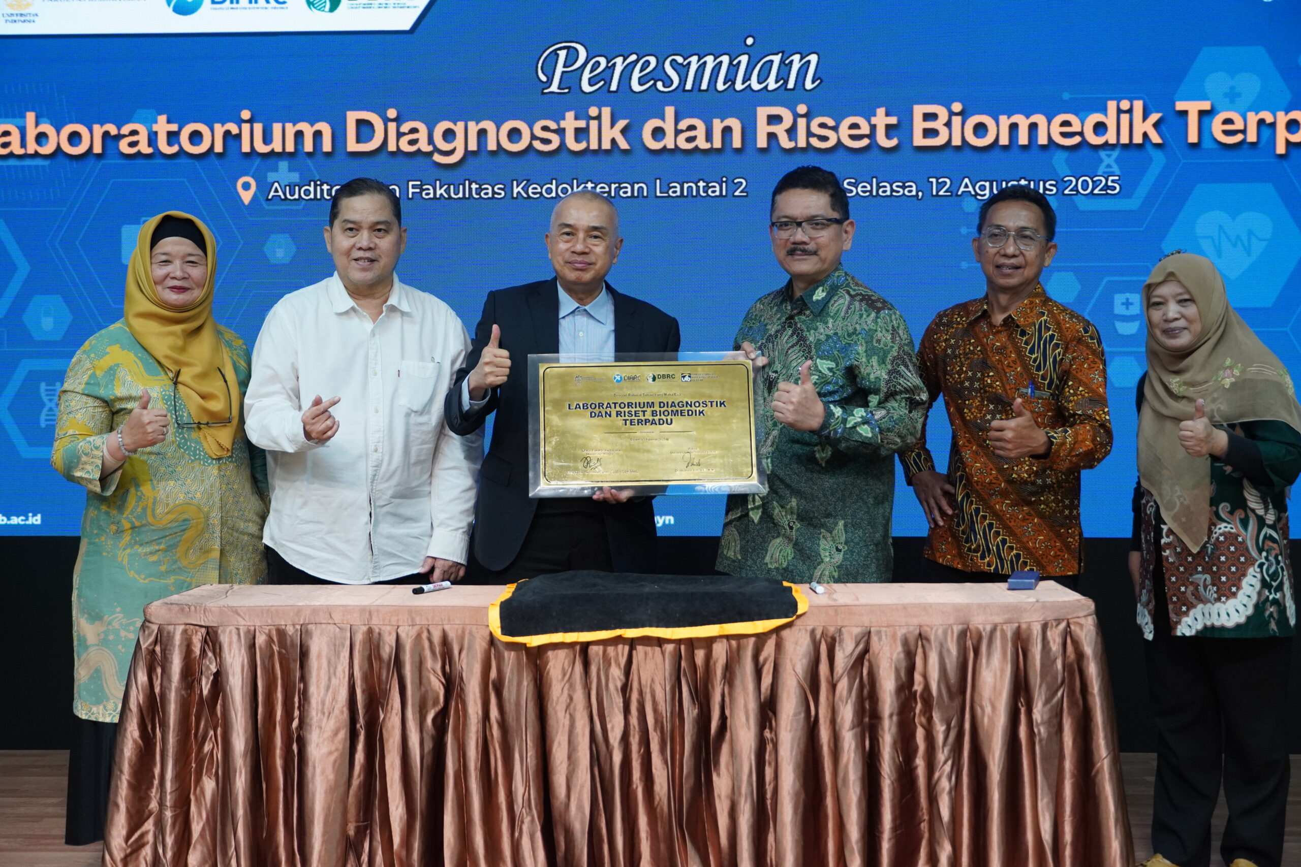 Peresmian Laboratorium Diagnostik dan Riset Biomedik Terpadu Hasil Kolaborasi UKK PPM ...